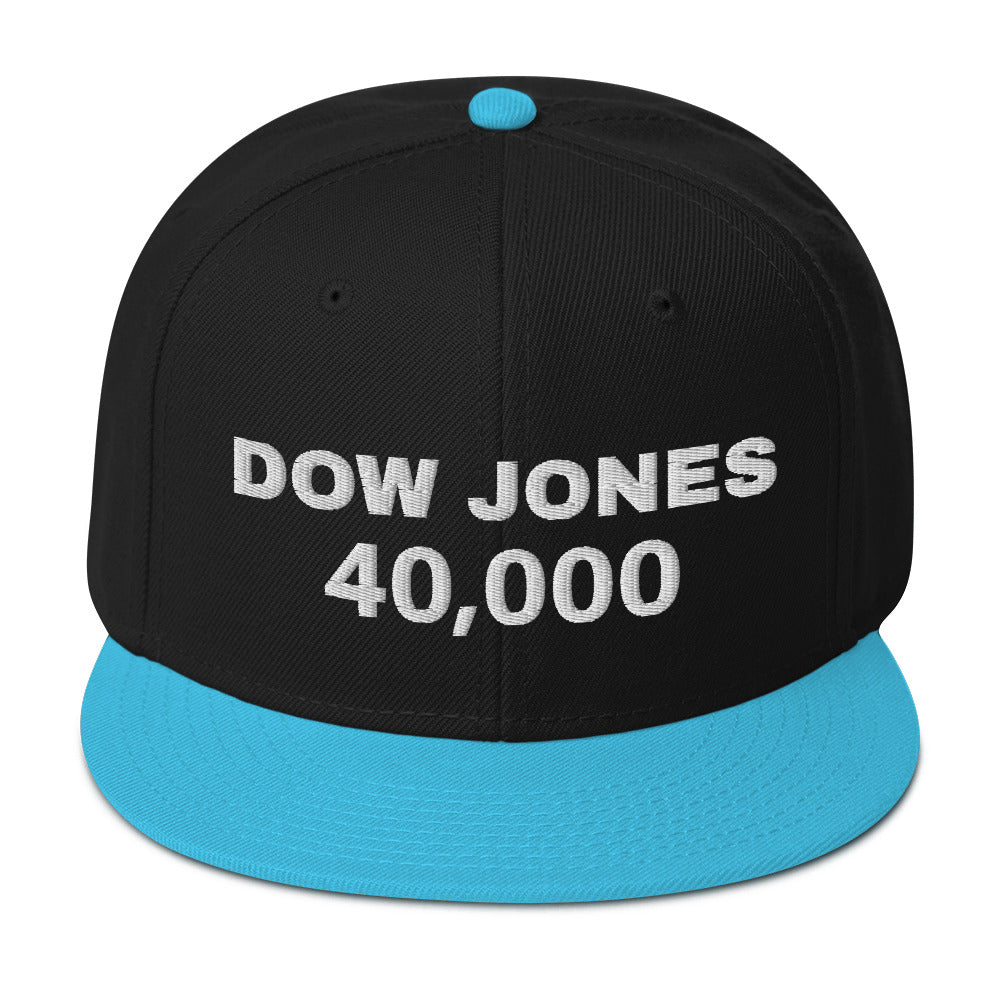 Dow 40,000 Hat - Dow Jones Hats & Caps by Trader Caps
